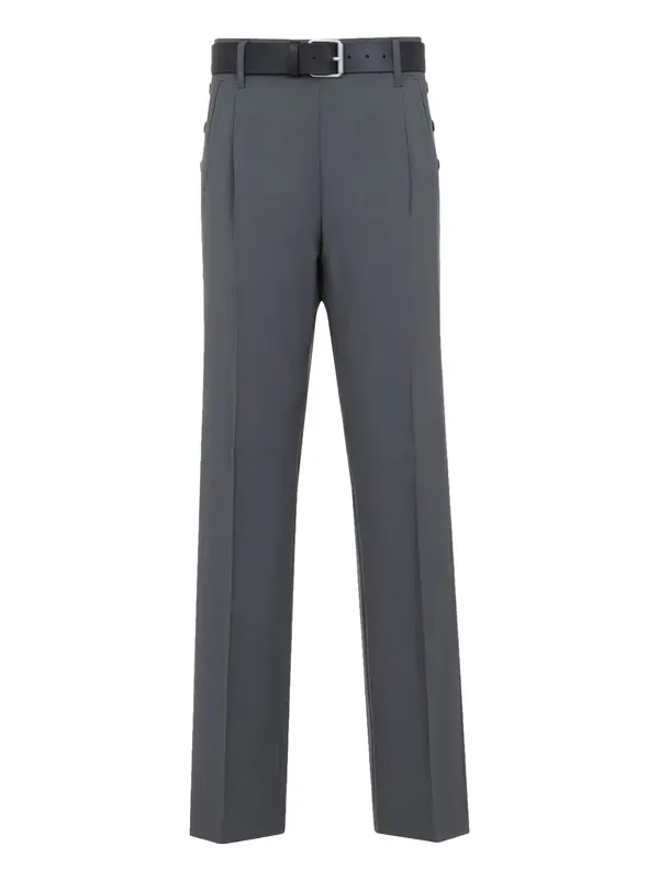 Moschino Pressed-crease Trousers - Grey
