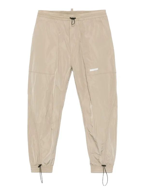 Dsquared2 Track-pants In Tessuto Tecnico - Neutrals