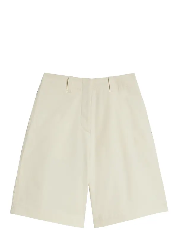 JIL SANDER Cotton Shorts - Neutrals