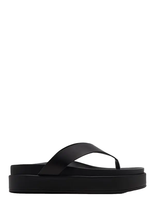ANCIENT GREEK SANDALS Platform Sandals - Black