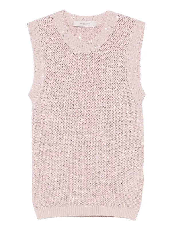 GOLDEN GOOSE Melyssa Tank Top - Pink