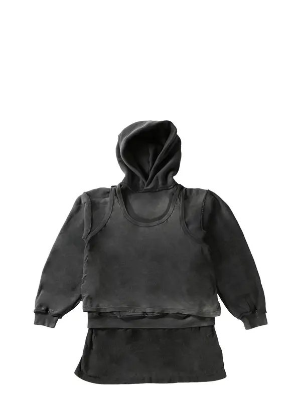 Alexander Wang Distressed Hoodie - Black