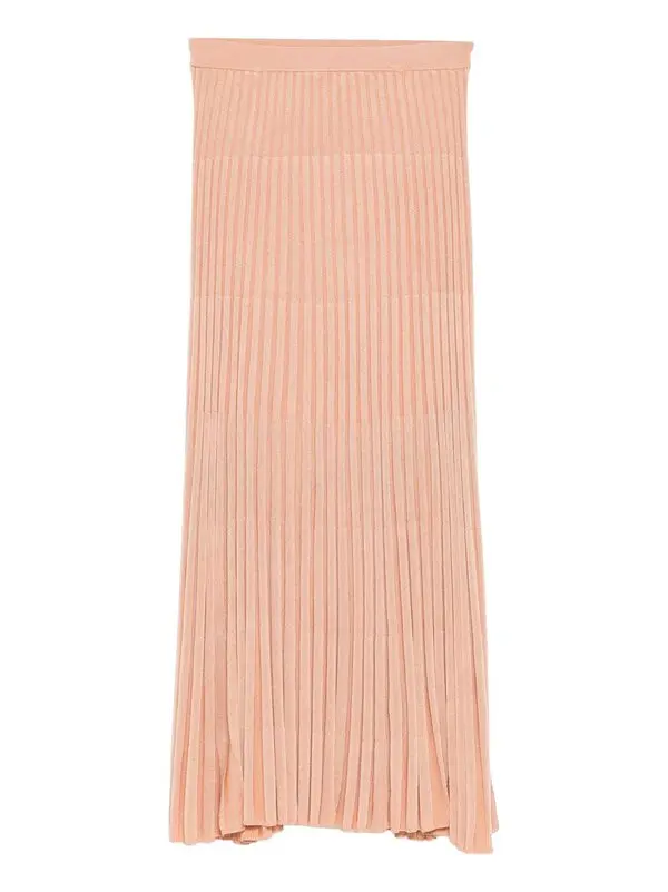 Zimmermann Pleated Midi Skirt - Neutrals