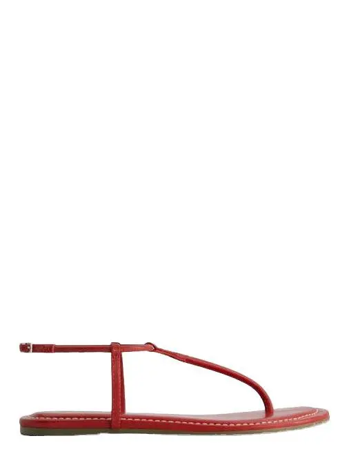 Bernardo Hercu T-strap Sandal - Red