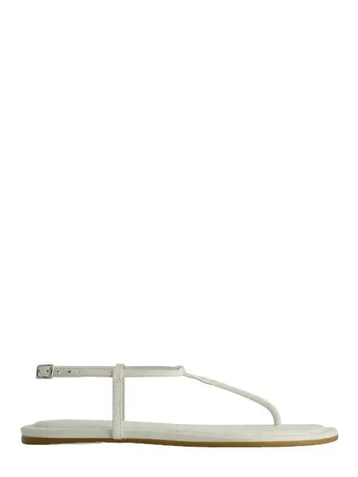 Bernardo Hercu T-strap Sandal - White
