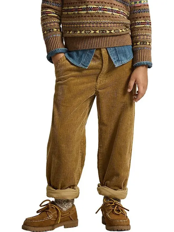 Ralph Lauren Bedford Straight Fit Corduroy Pant - Jodphur Tan