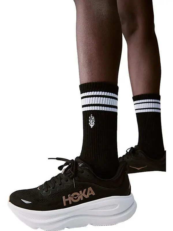 HOKA® Bondi 9 Sneakers - Black Daisy