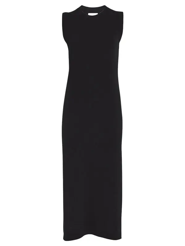 Harrods Cashmere Sleeveless Midi Dress - Black