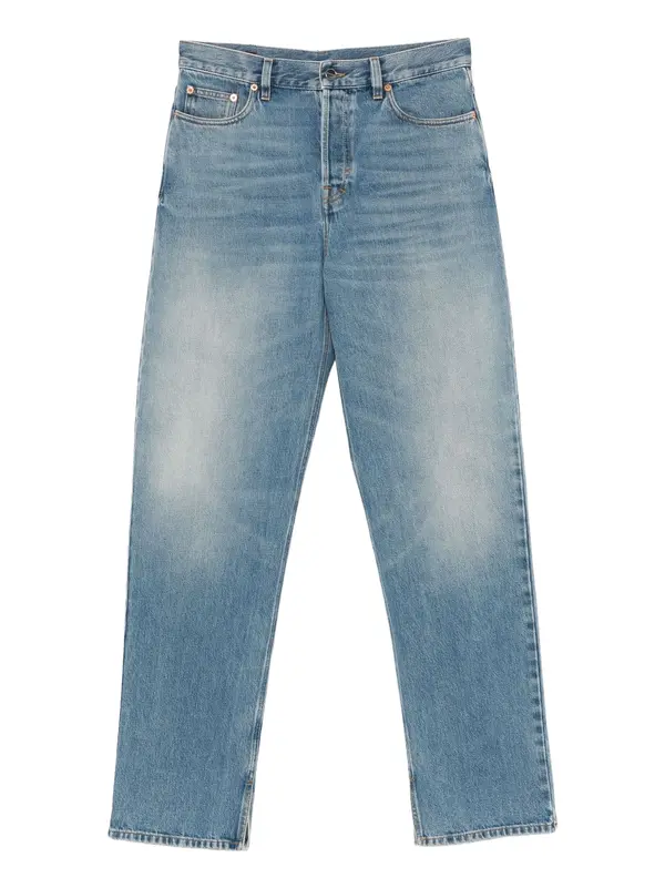 Gucci Low Rise Denim Trousers - Blue