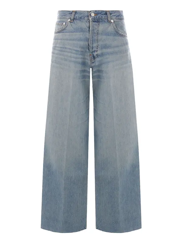 HAIKURE Bethany Wide Leg Jeans - Blue