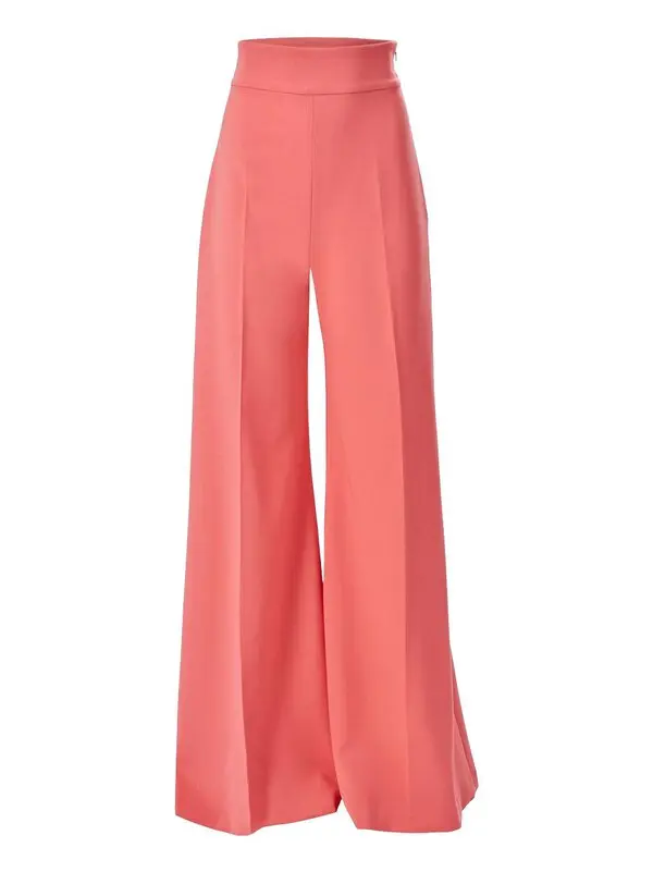 Carolina Herrera High-waisted Wide-leg Trousers - Pink