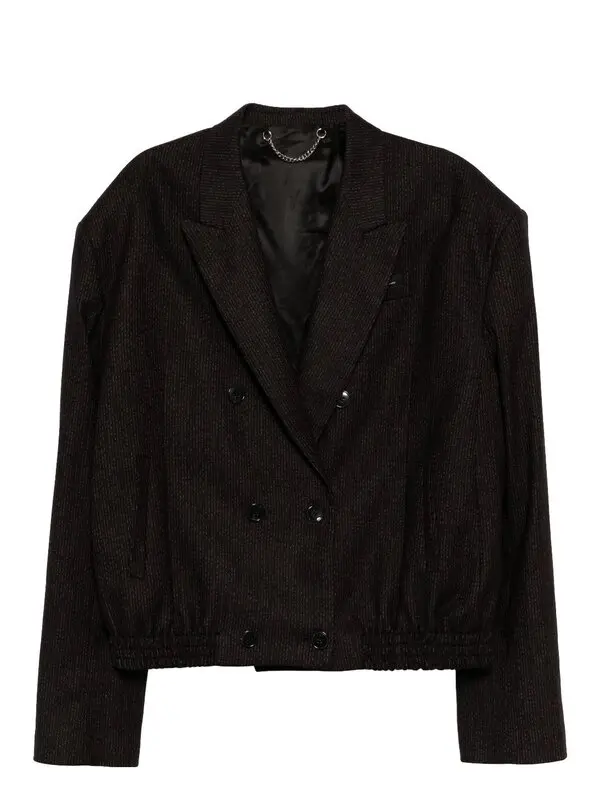 Martine Rose Double-breasted Blazer - Black