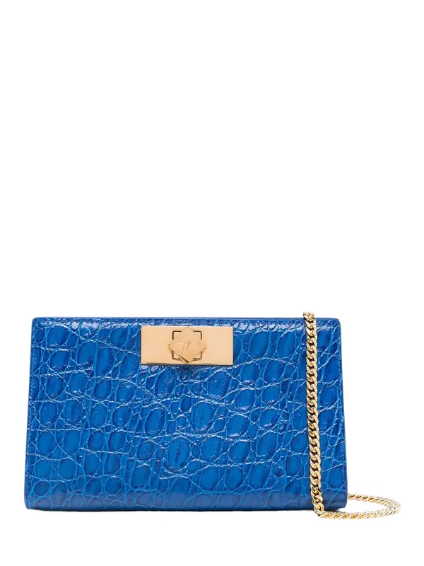 GIUSEPPE ZANOTTI Annhita Clutch - Blue