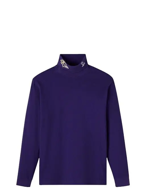 OVO X Nfl Baltimore Ravens Heavyweight Turtleneck - Purple