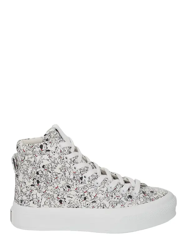 Givenchy X Disney 101 Dalmatians High-top Sneakers - White
