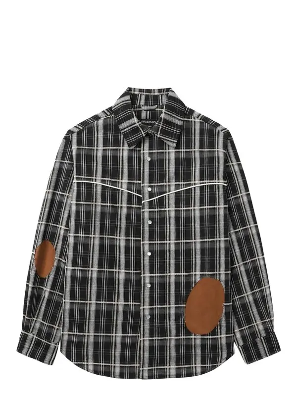 Andersson Bell Checked Shirt - Black