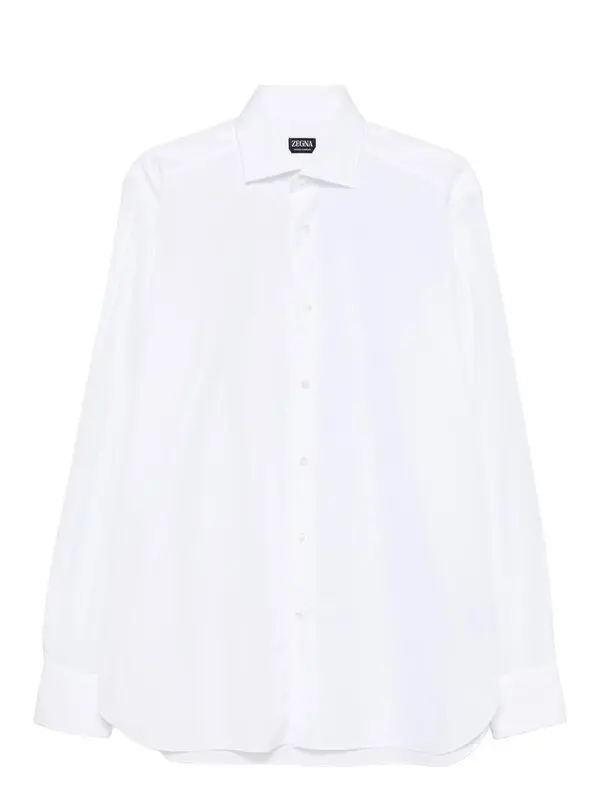 Zegna Poplin Shirt - White