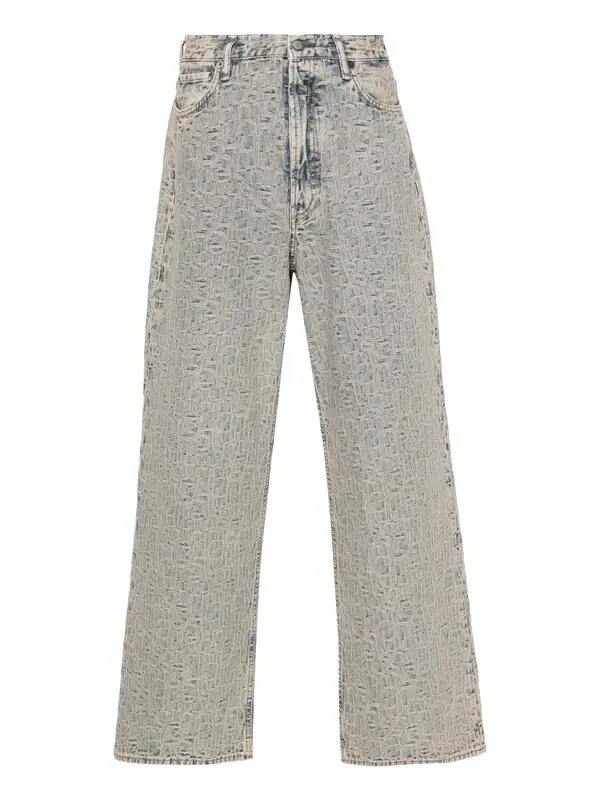 Acne Studios 1981m Low-rise Wide-leg Jeans - Blue