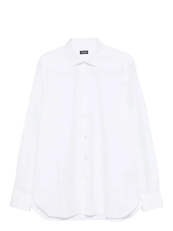 Zegna Poplin Shirt - White