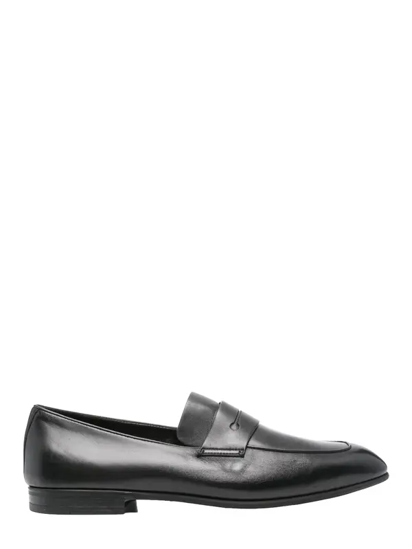Zegna Leather Loafers - Black