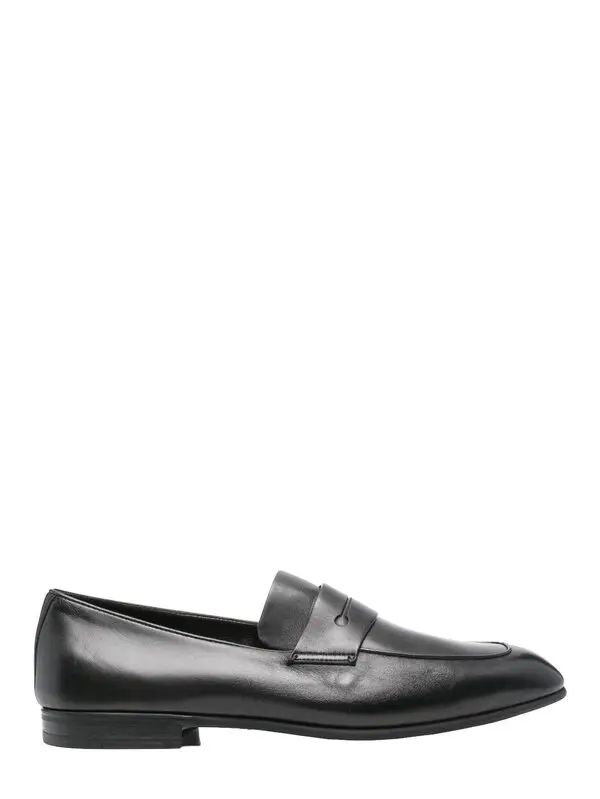 Zegna Leather Loafers - Black
