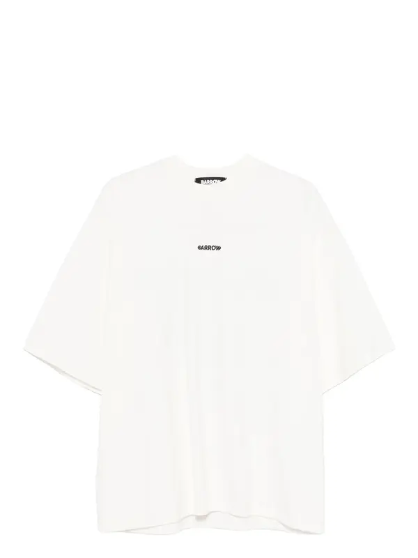 BARROW Logo-print T-shirt - White