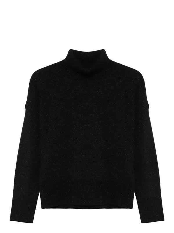 Moncler Lurex-embellished Sweater - Black