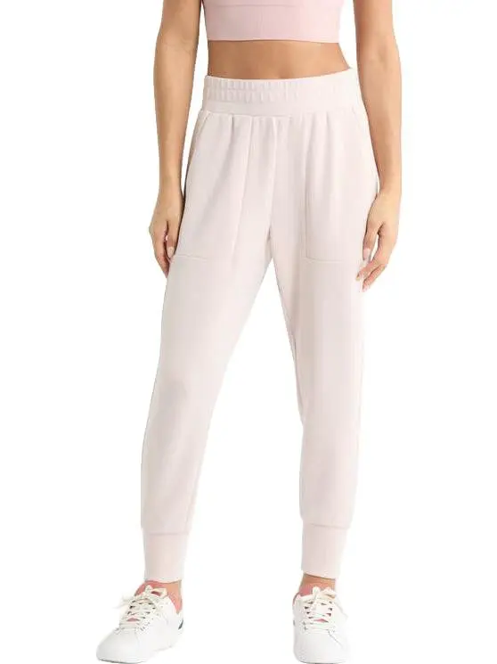 Zella High Waist Joggers - Pink Hush