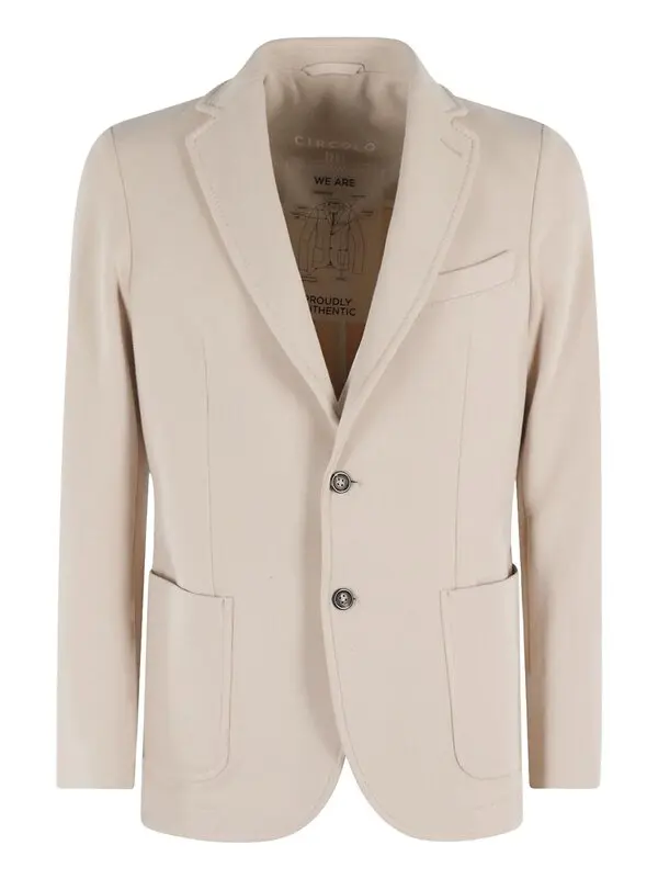 CIRCOLO 1901 Long Sleeve Blazer - Neutrals