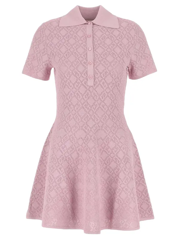 Givenchy Monogram-jacquard Dress - Pink