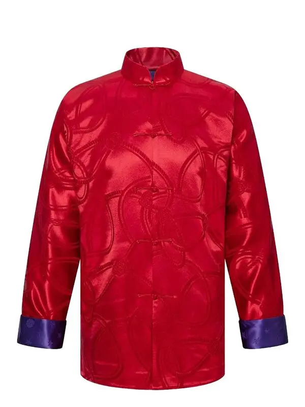Shanghai Tang Two-tone Jacket - Red
