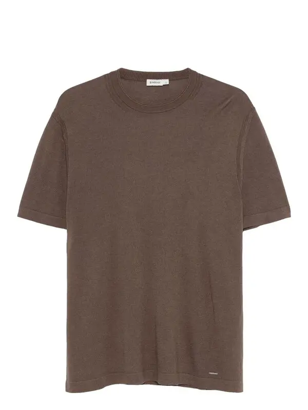 Simkhai Ribbed T-shirt - Brown
