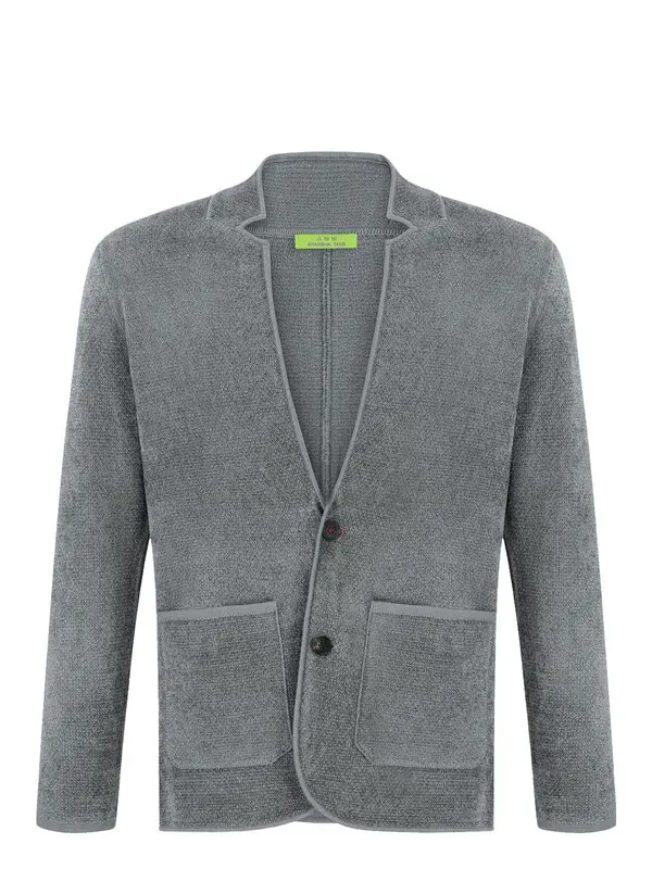 Shanghai Tang Button-up Cardigan - Grey