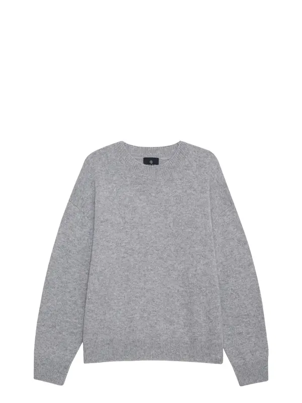 ANINE BING Lee Long-sleeve Sweatshirt - Grey