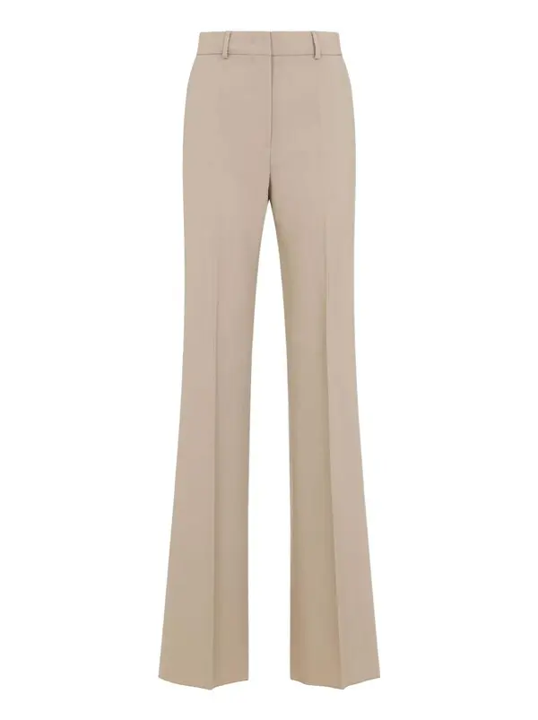 Sportmax Virgin Wool Trousers - Neutrals