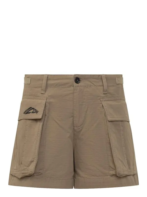 Dsquared2 Icon Cargo Shorts - Beige