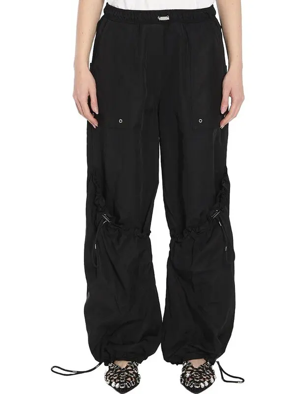 Attico Oversized Trousers - Black