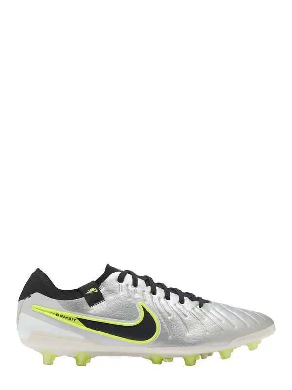 Nike Tiempo Legend Pro Ag - Metallic Silver/volt/black