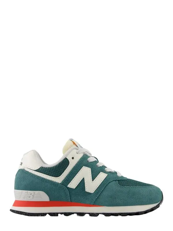 NEW BALANCE 574 Sneakers - New Spruce/blast Red