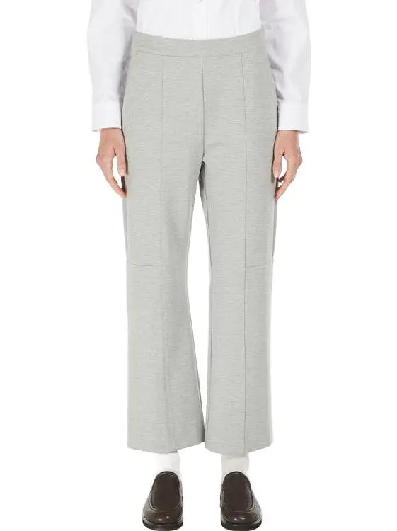 MM BY MAX MARA Mm Burano Knit Ankle Pants - Light Grey