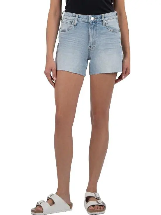 Kut From The Kloth Jane High Waisted Denim Shorts - Deep