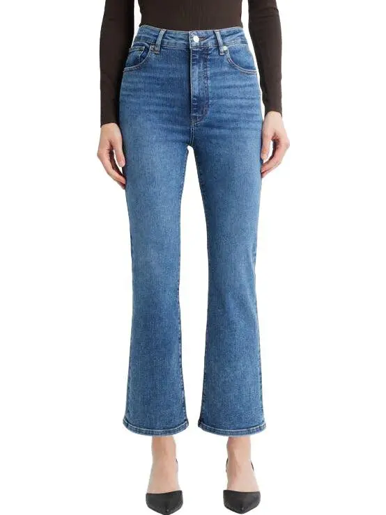 FRAME The Reboot High-rise Cropped Flare Jeans - Lover
