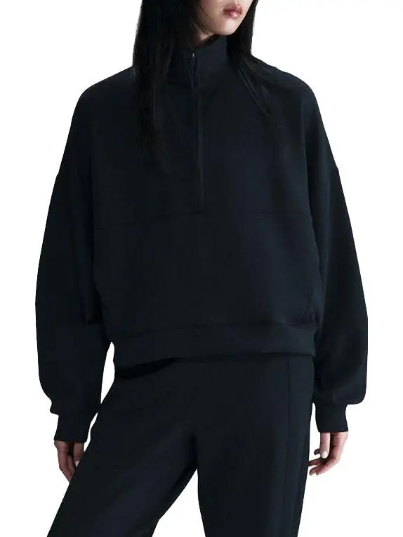 Nike 24.7 Dri-fit Oversized Half-zip Top - 010 010 Black/black