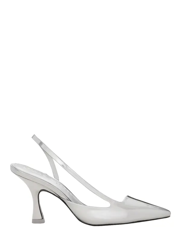 Cult Gaia 89mm Persia Slingback Pumps - Silver