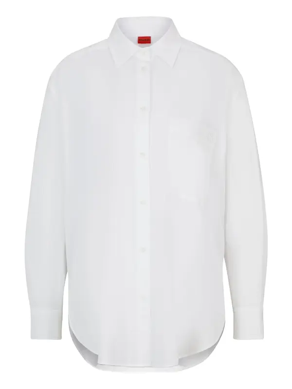 Hugo Long-sleeve Cotton Shirt - White