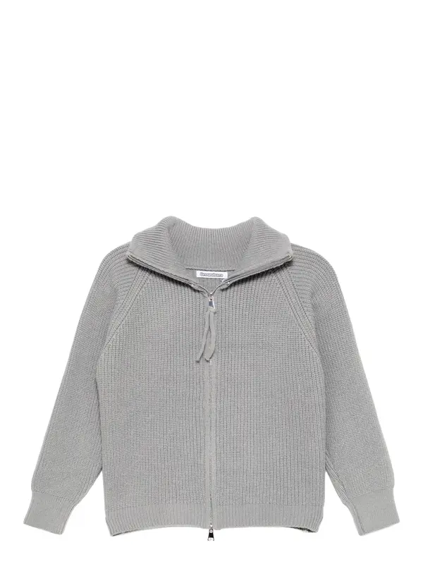 GROUND ZERO Zip-up Cardigan - Grey