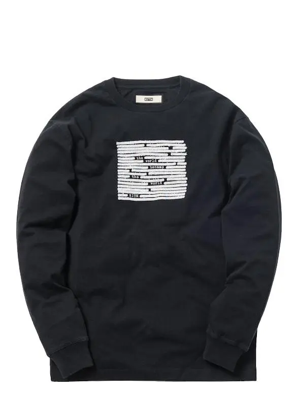 Kith Edits Long Sleeve Tee Shirt - Black