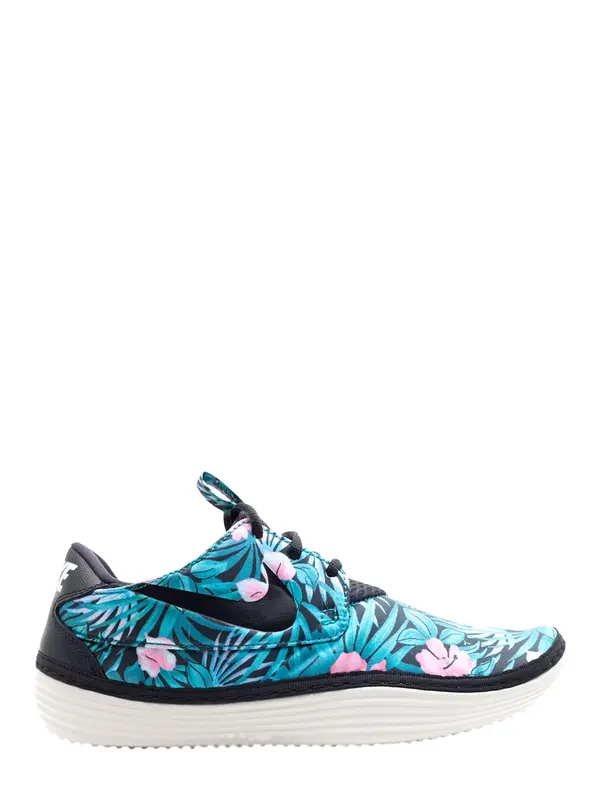 Nike Solarsoft Moccasin Sp Floral Sneakers - Blue