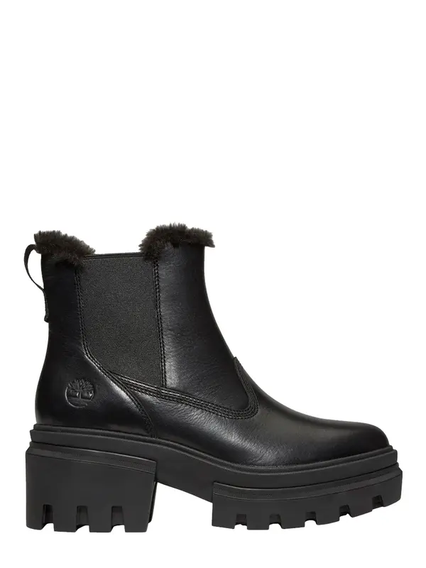 Timberland Wmns Everleigh Lined Chelsea Boot 'triple - Black