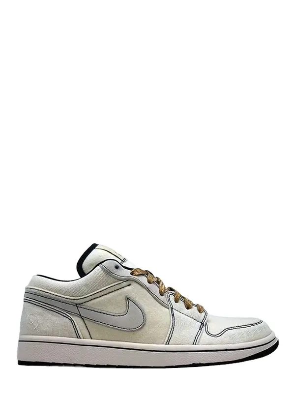 JORDAN 1 Phat Low Canvas 'derek Jeter' Sneakers - White